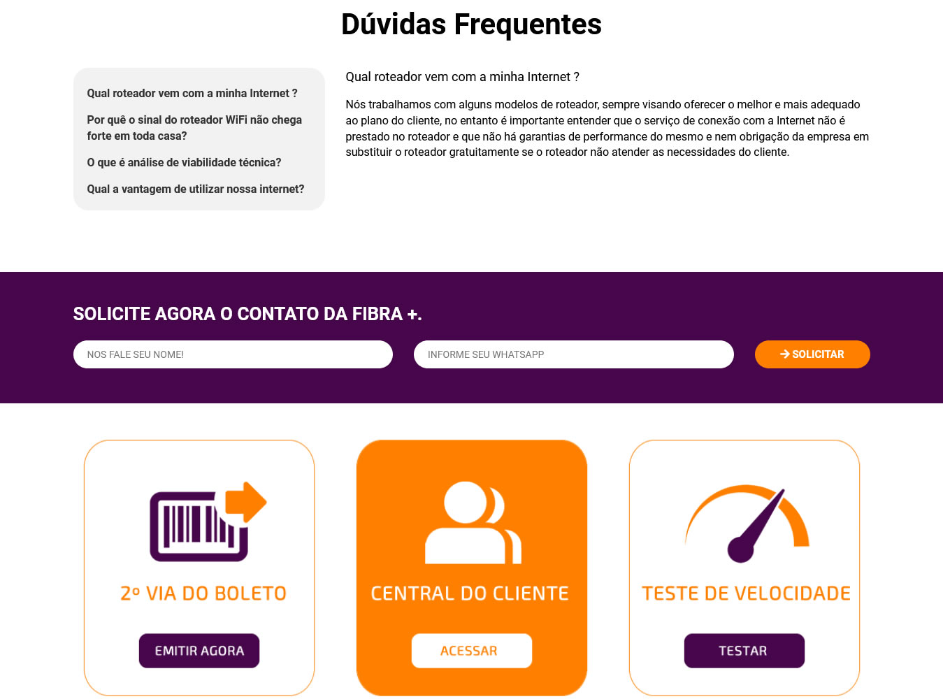 Site em PHP para Provedor de Internet 100% Responsivo – Tudo A Venda – vewnda dfe produtos ...